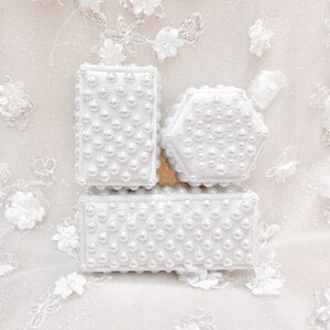 Three Slot Ring Box, Ring Box Wedding Triple, Velvet Ring Box Triple, 3 ...