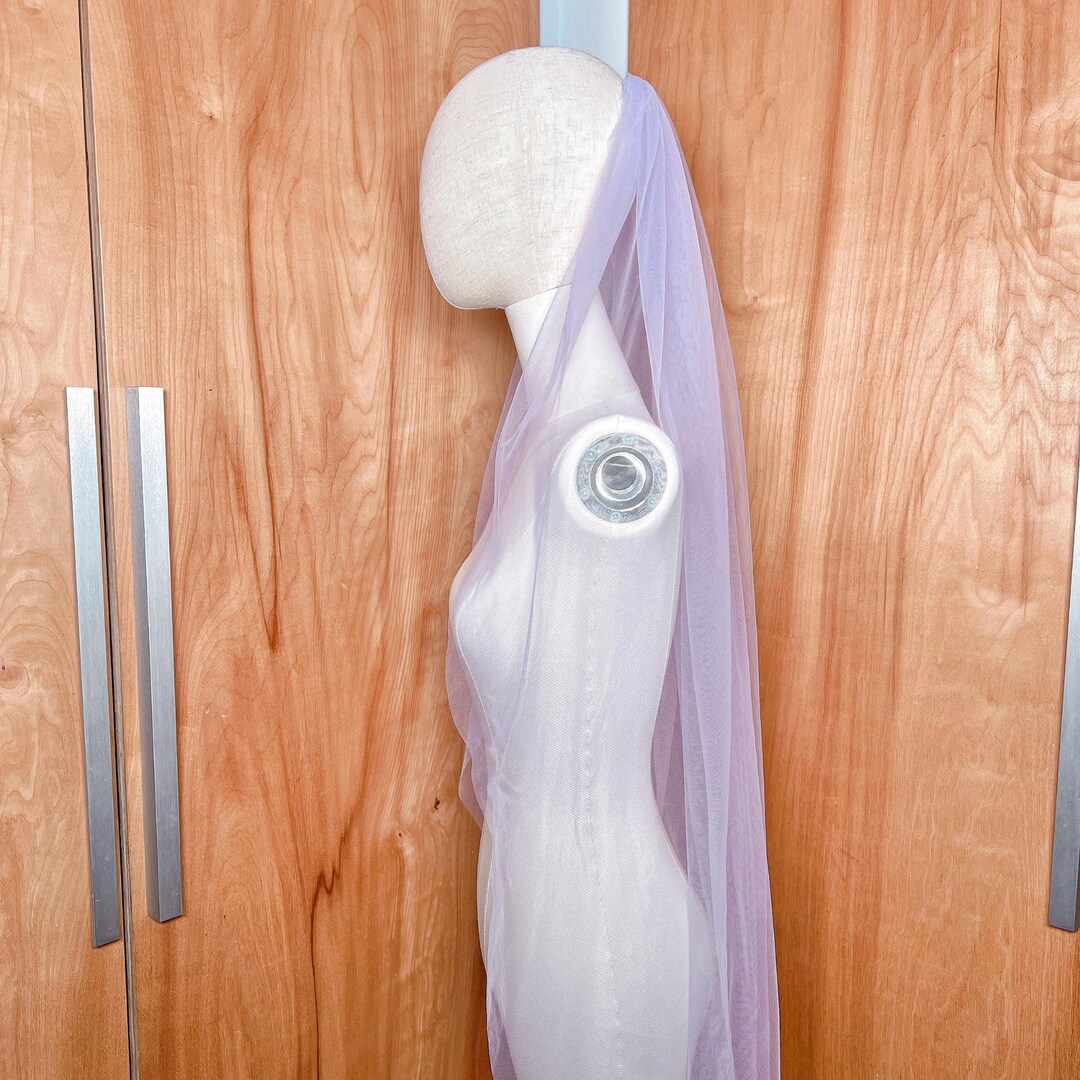 Purple Wedding Veil, Lavender Veil, Lilac Veil, Unique Weil - Etsy