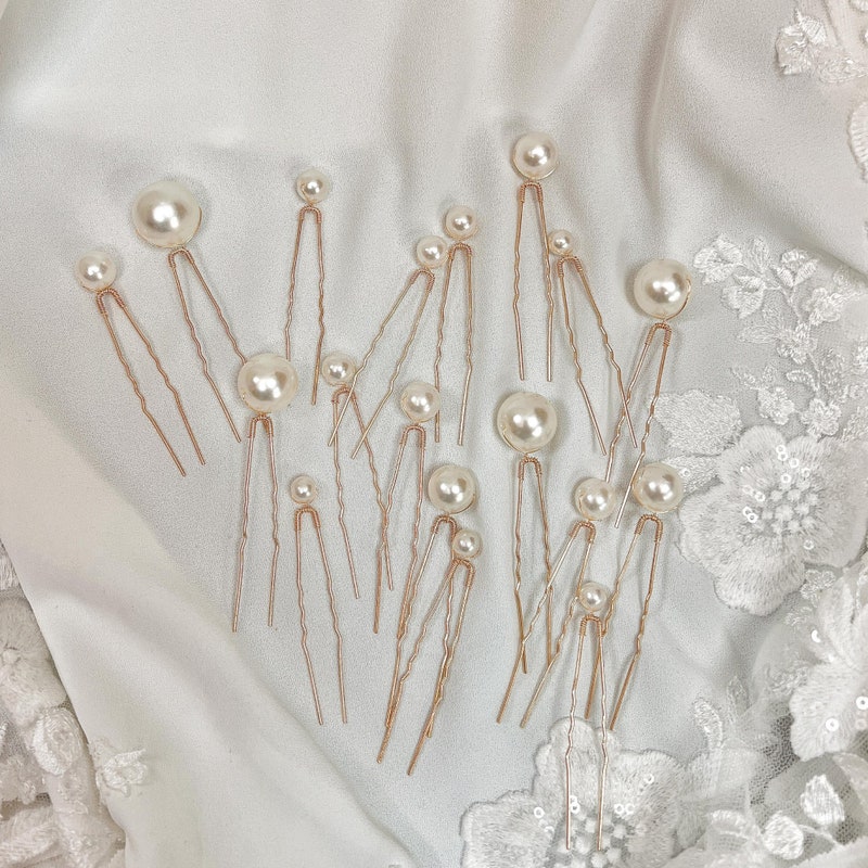 Pearl Hair Pins - Etsy