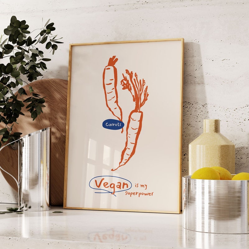 Vegan Poster - Etsy
