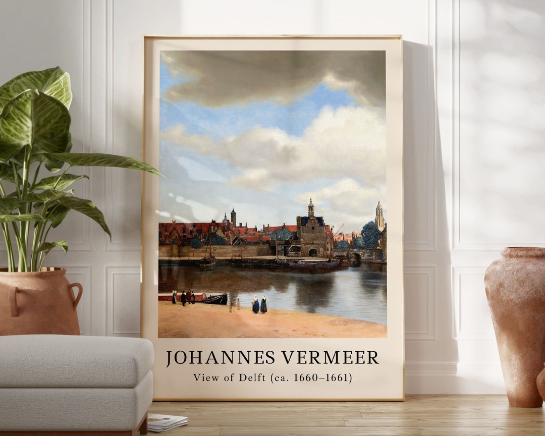 Johannes Vermeer Print, View of Delft Ca. 1660–1661, Johannes Vermeer ...
