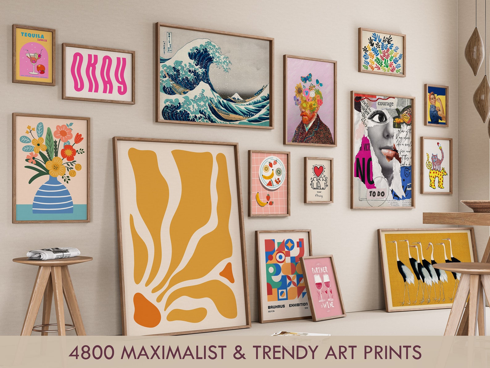 4800+ Eclectic Maximalist Gallery Wall Art Prints (digital Download) - Etsy