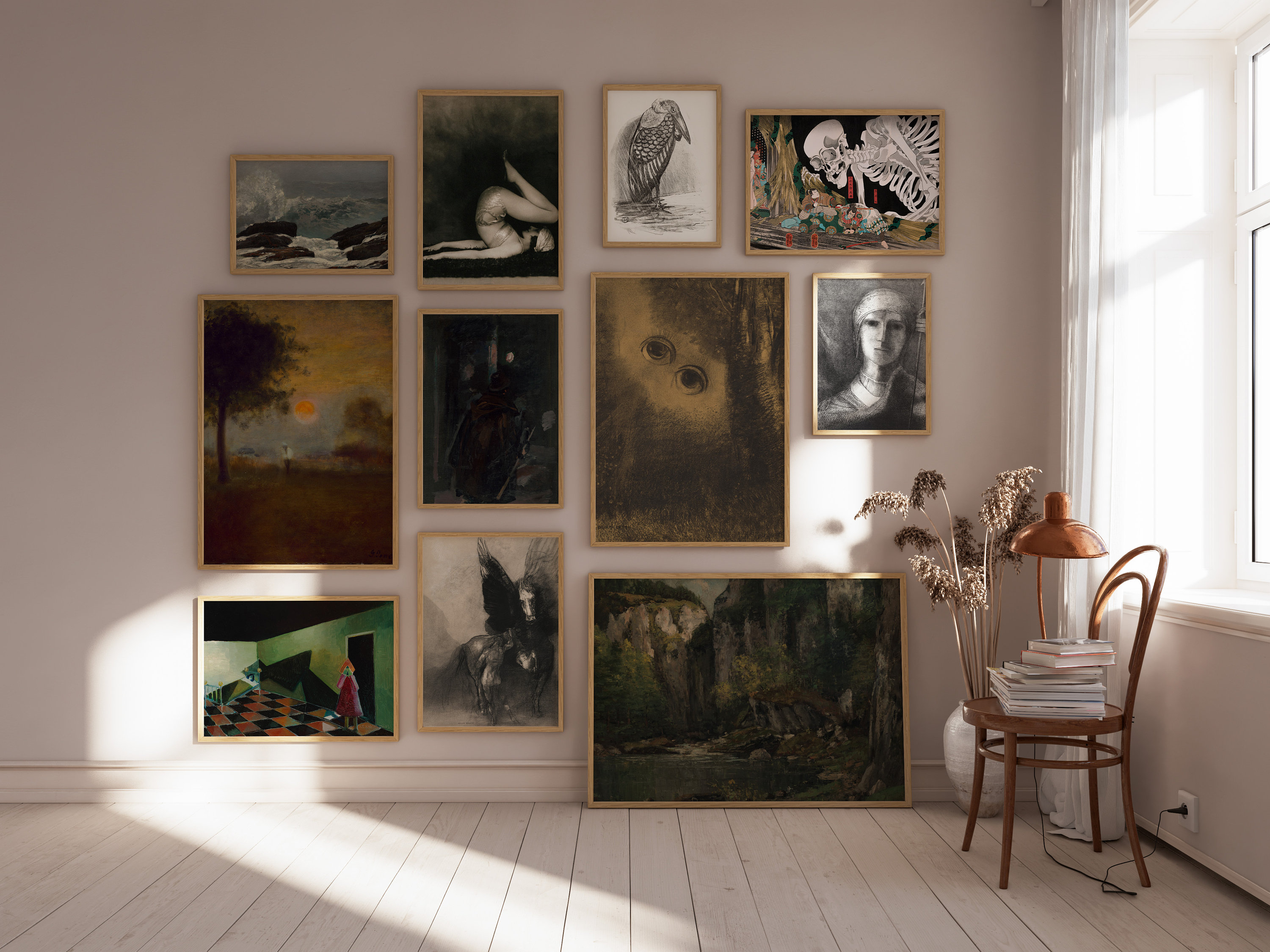 700 Vintage Dark Academia Prints, Moody Gothic Collage (digital ...