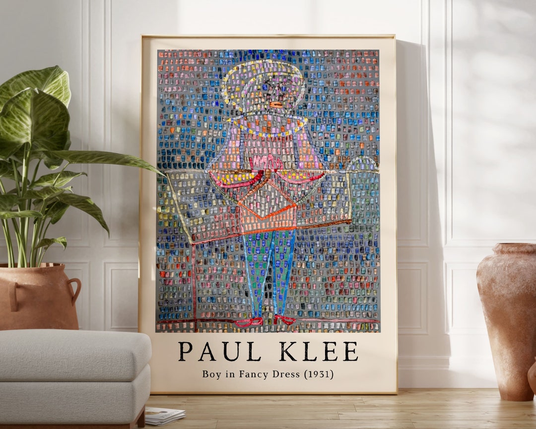Paul Klee Print, Boy in Fancy Dress 1931, Paul Klee Poster, Vintage ...