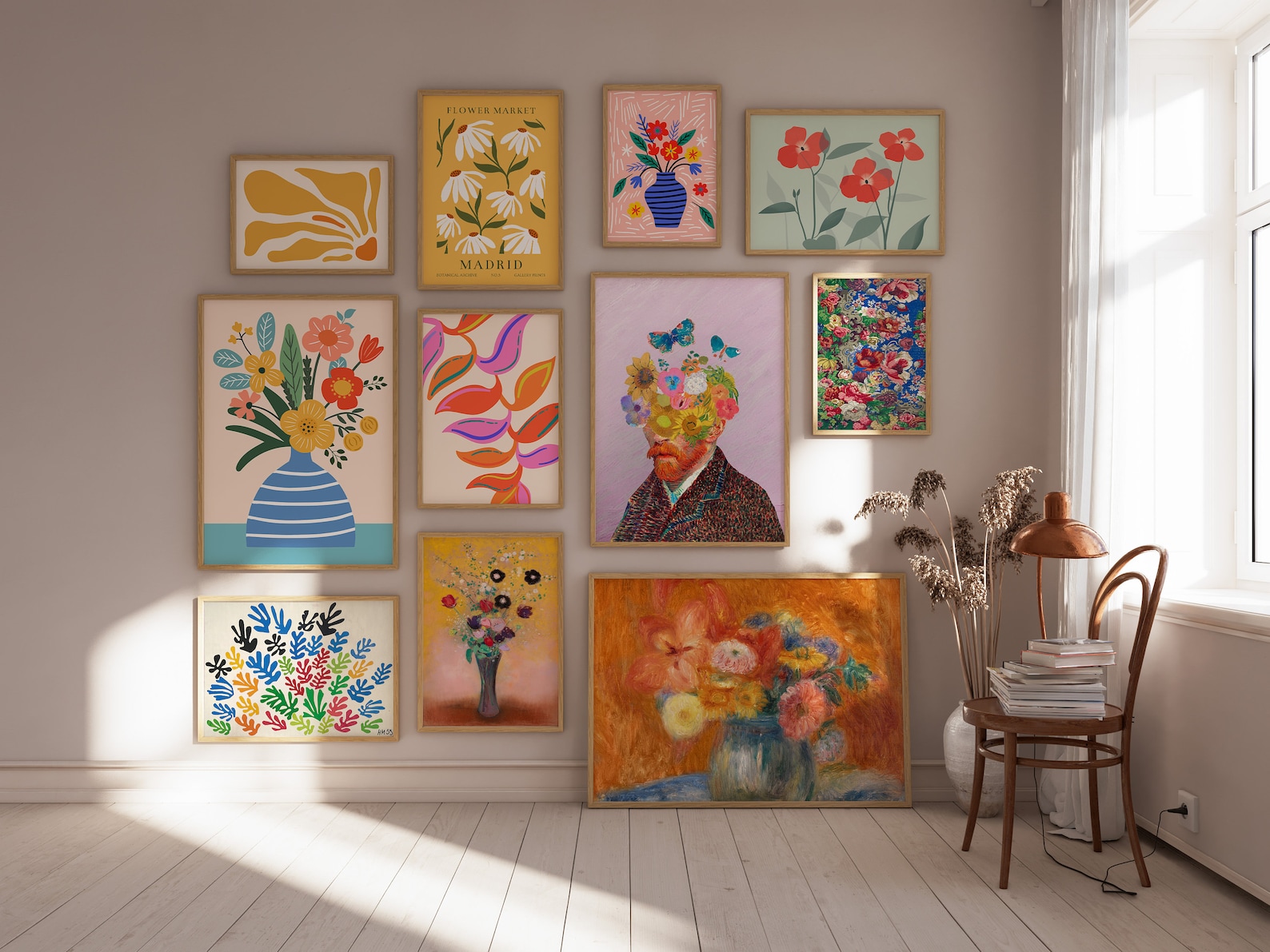 4800+ Eclectic Maximalist Gallery Wall Art Prints (digital Download ...
