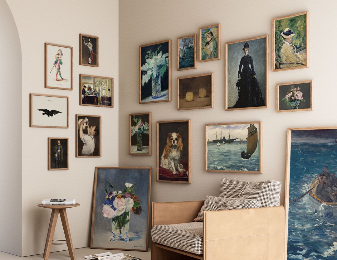 Edouard Manet Set of 18 Prints, Edouard Manet Poster, Edouard Manet ...