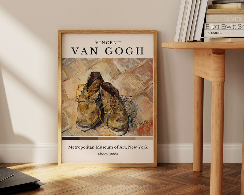 Vincent Van Gogh Poster, Shoes 1888 by Vincent Van Gogh, Van Gogh Print ...
