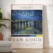 Vincent Van Gogh Poster, Starry Night Over the Rhone 1888, Van Gogh ...