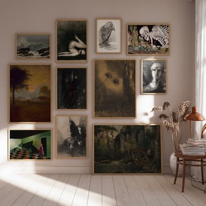 700 Vintage Dark Academia Prints, Vintage Dark Academia Poster Set of ...