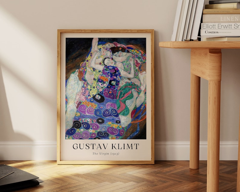 Gustav Klimt Print, Gustav Klimt's the Virgin 1913, Gustav Klimt Poster ...
