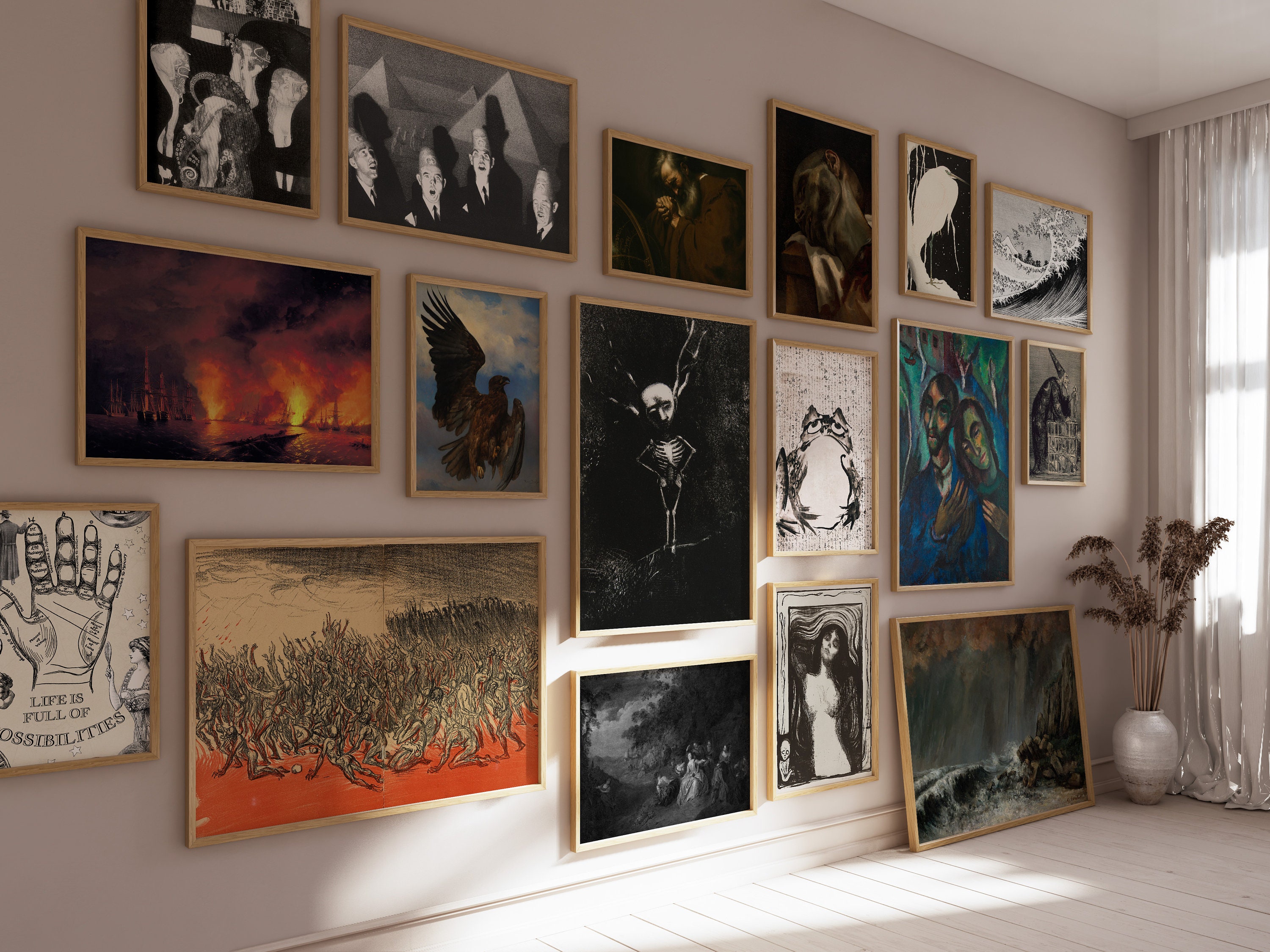 Dark Academia Decor, 700 Vintage Dark Academia Prints Moody, Vintage ...