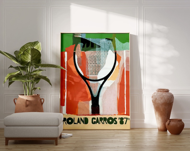 Roland Garros French Open 1987 Poster Print, Gérard Titus-carmel Print ...