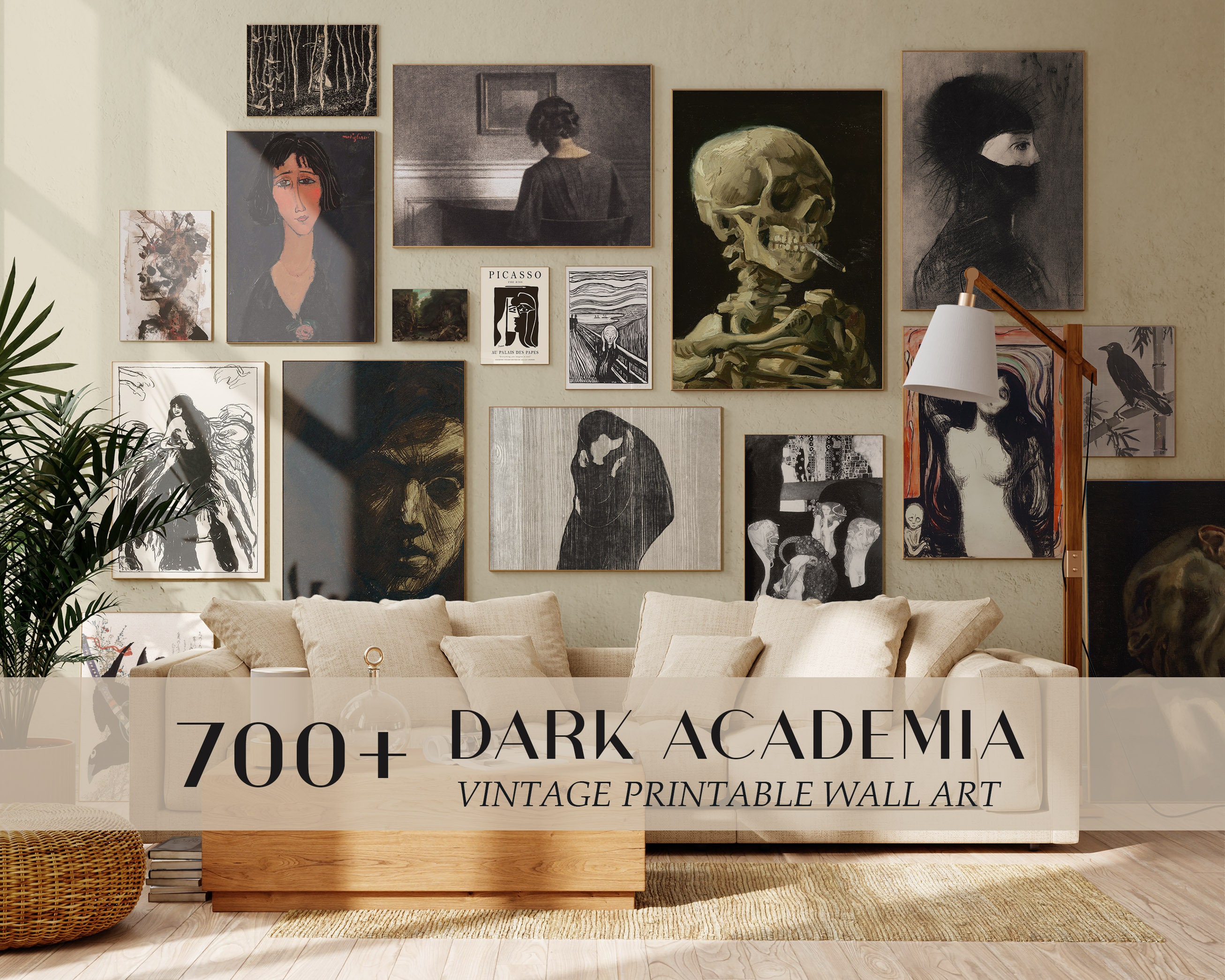 Dark Academia Decor, 700 Vintage Dark Academia Prints Moody, Vintage ...