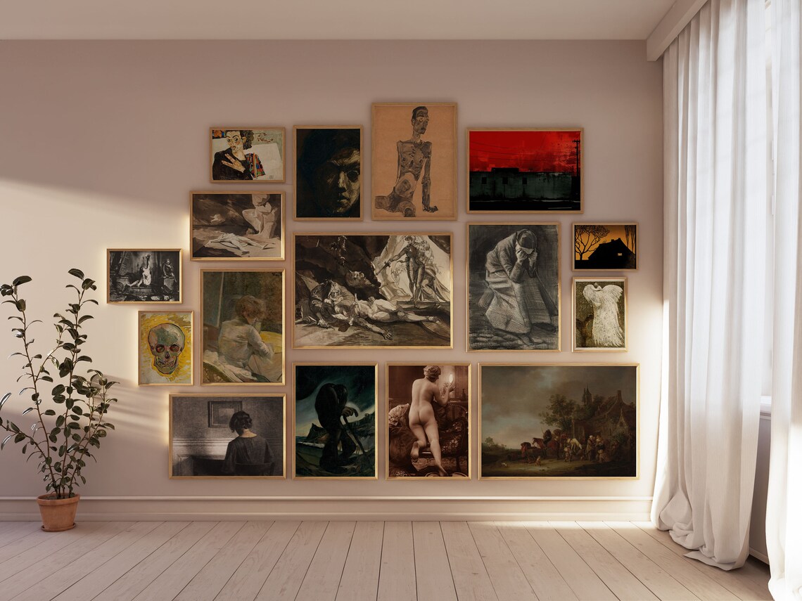 500 Vintage Dark Academia Prints, Vintage Dark Academia Poster Set of ...