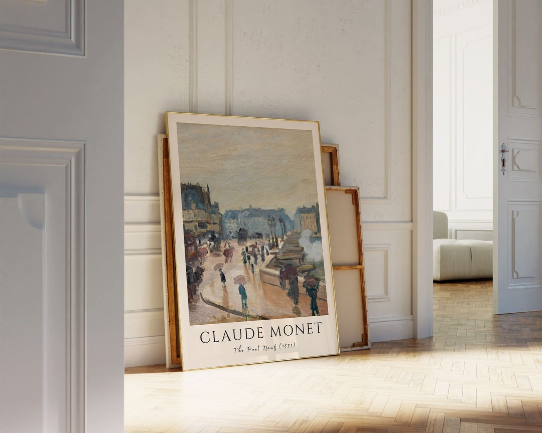 Claude Monet Print, Claude Monet Poster, Claude Monet's the Pont Neuf ...