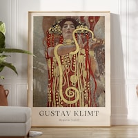 Gustav Klimt-inspired 5-piece Landscape Art Bundle, 20K High-resolution ...