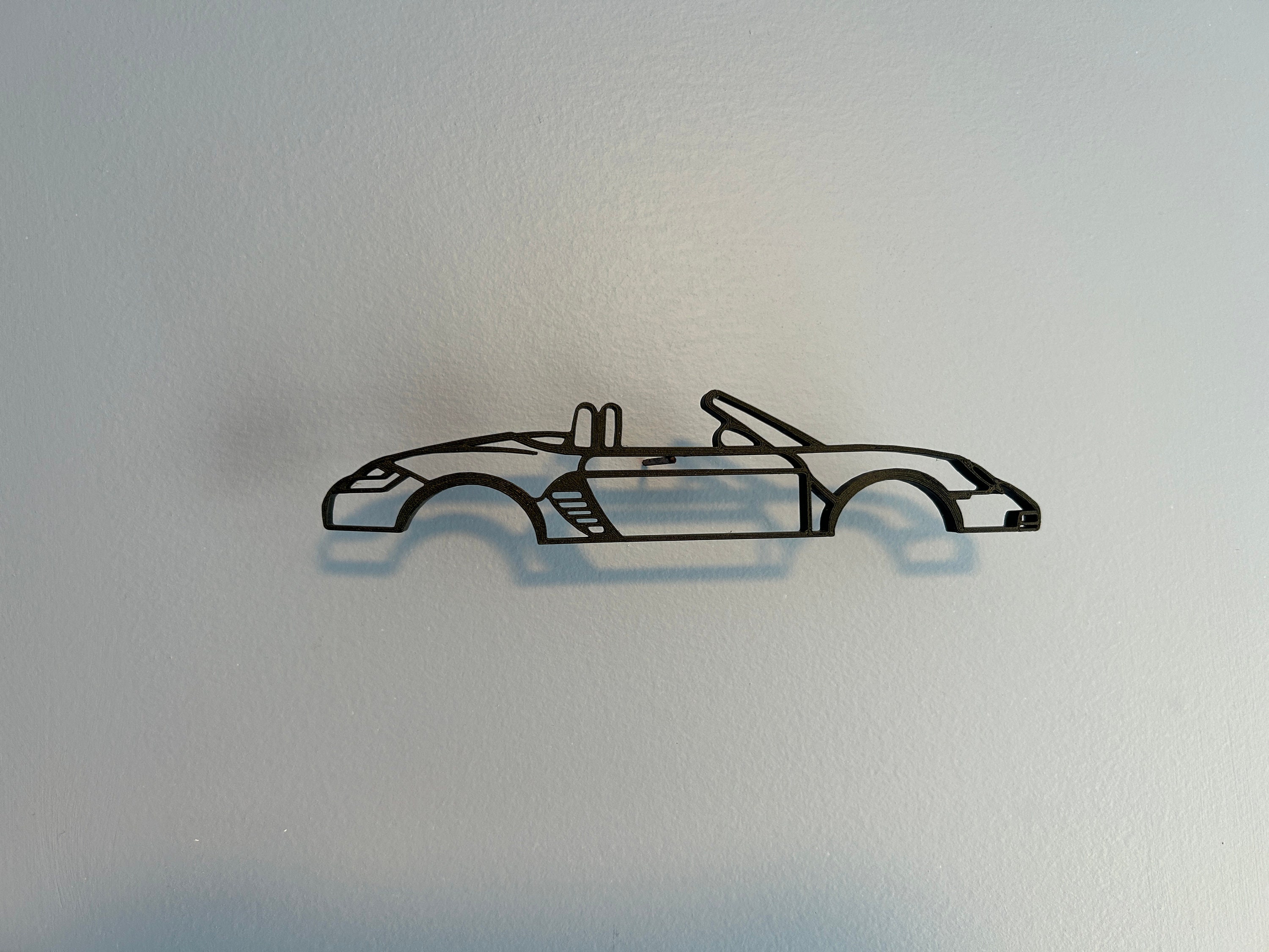 Porsche Boxster Silhouette Wall Art - Etsy