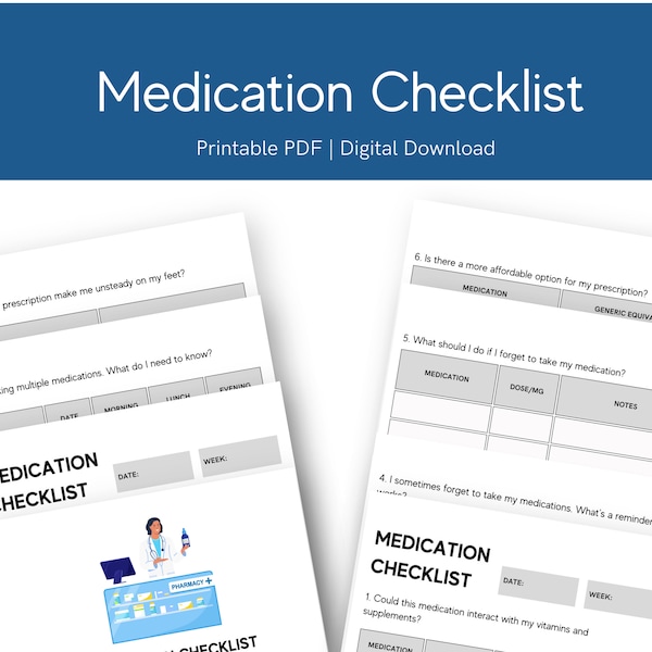 Checklist - Etsy