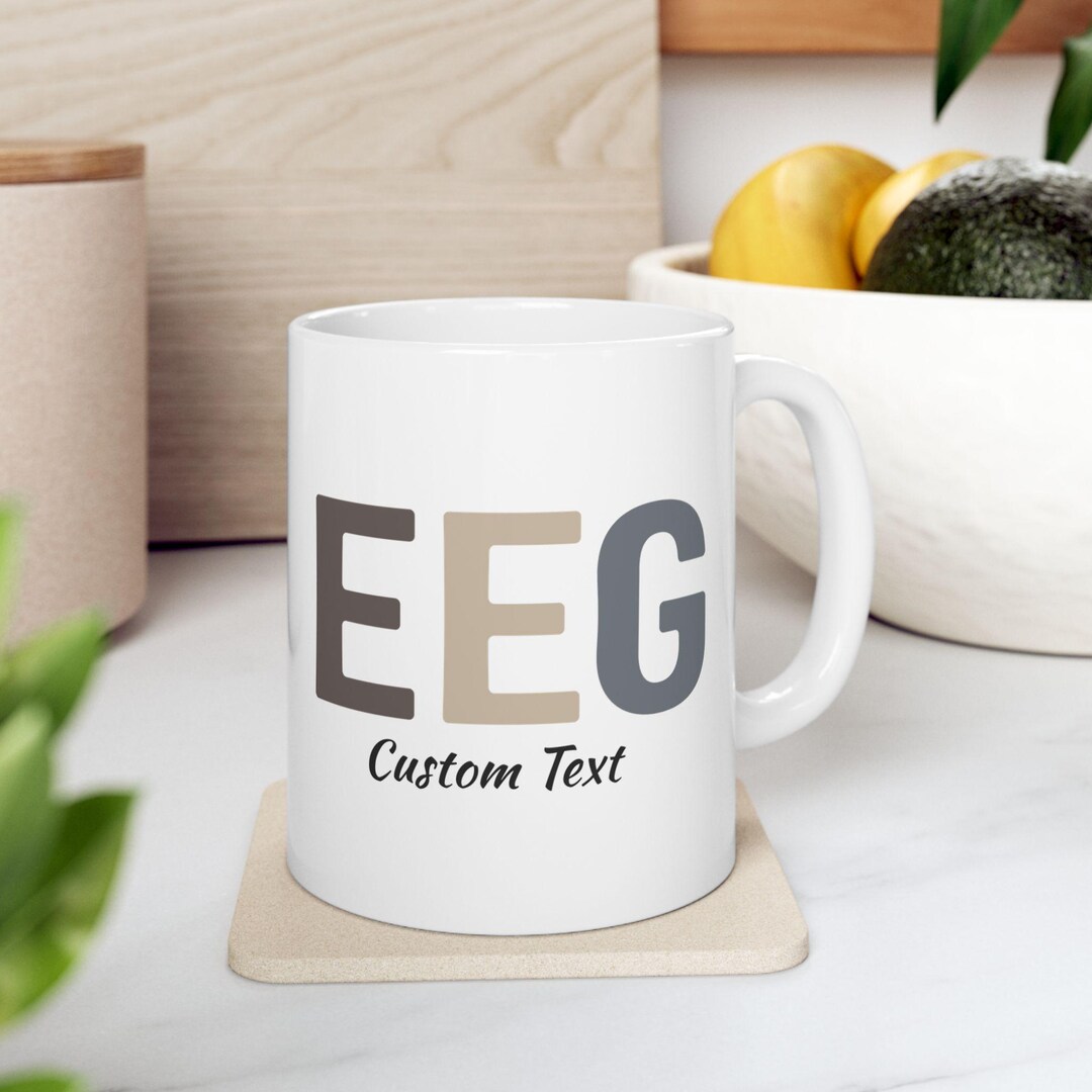 Personalized EEG Tech Mug, Neurodiagnostic Mug, Neurologist Mug, Co ...