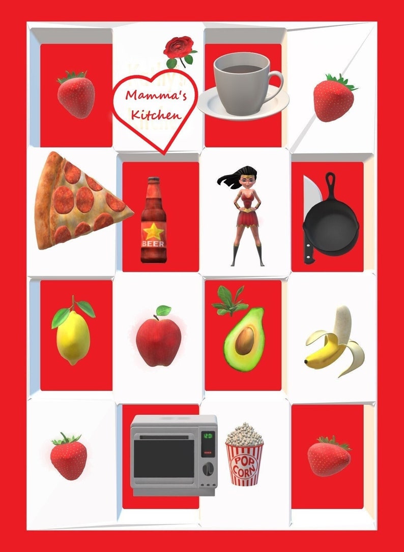 Momma's Kitchen, Superhero, Fresh Market - Etsy