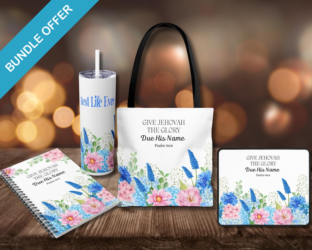 Jehovah Witness Gift Bundle, JW Gifts, JW Year Text, Religious Set ...