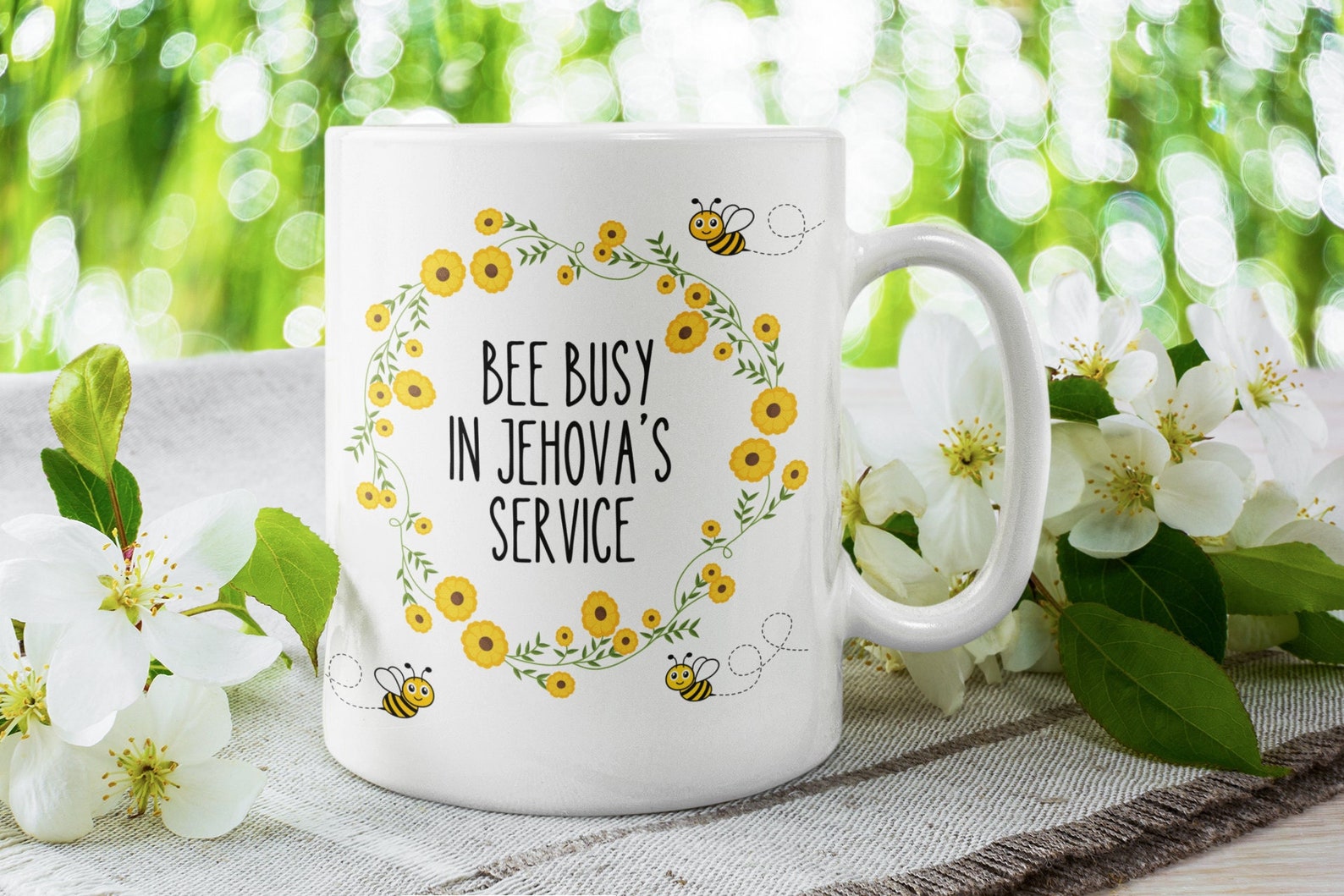 JW Theme Coffee Mug With Bible Study and Service Cup, Overseer Mug ...