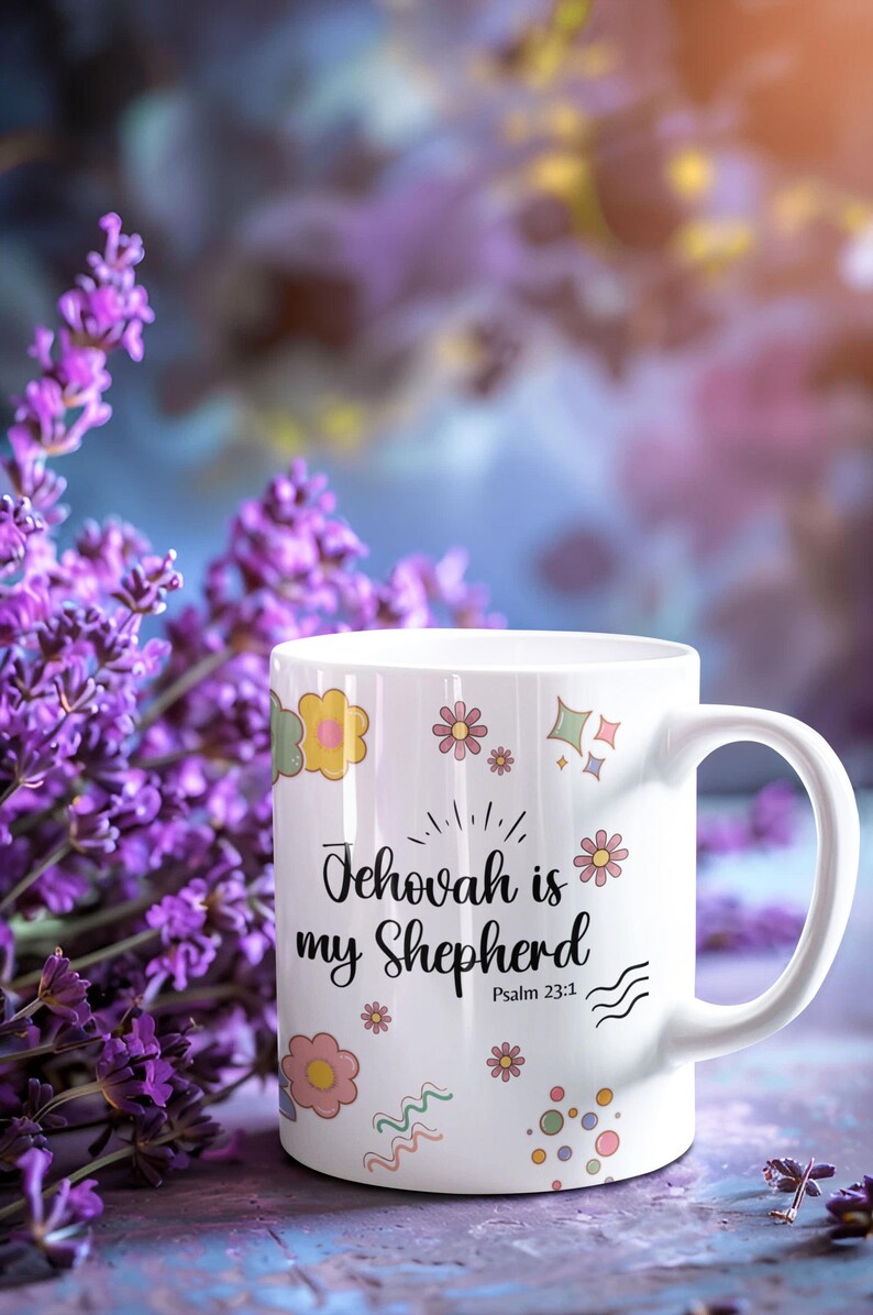 Jehovah is My Shepherd Mug, Scripture Verse Gift - Etsy