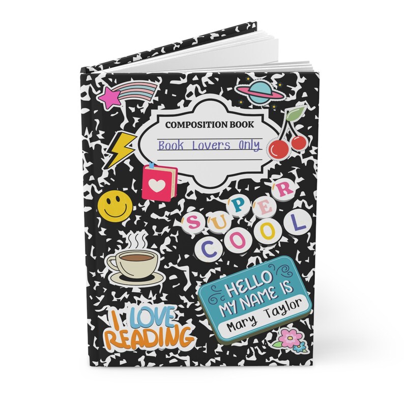 Custom Composition Notebook, Notebook Composition Cover, Reading ...