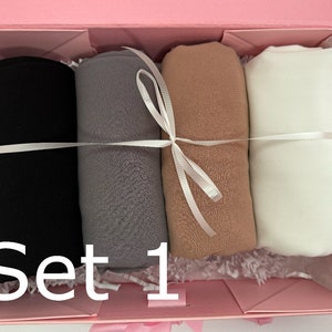 Chiffon Hijab Gift Set + Accessories Bundle - Etsy