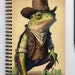 Cute Cowboy Notebook Frog in a Hat Notebook Western - Etsy