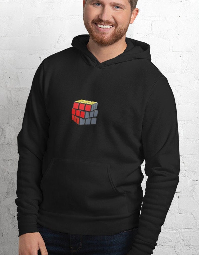 Rubik's Cube Hoodie: Unisex Puzzle Sweatshirt - Etsy