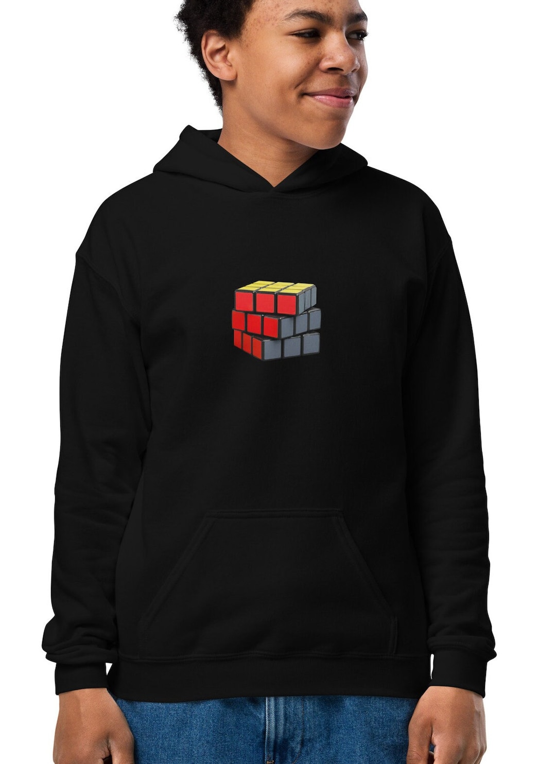 Rubik’s Cube Hoodie for Kids | Gift for Smart Kids | STEM Gift | Puzzle ...