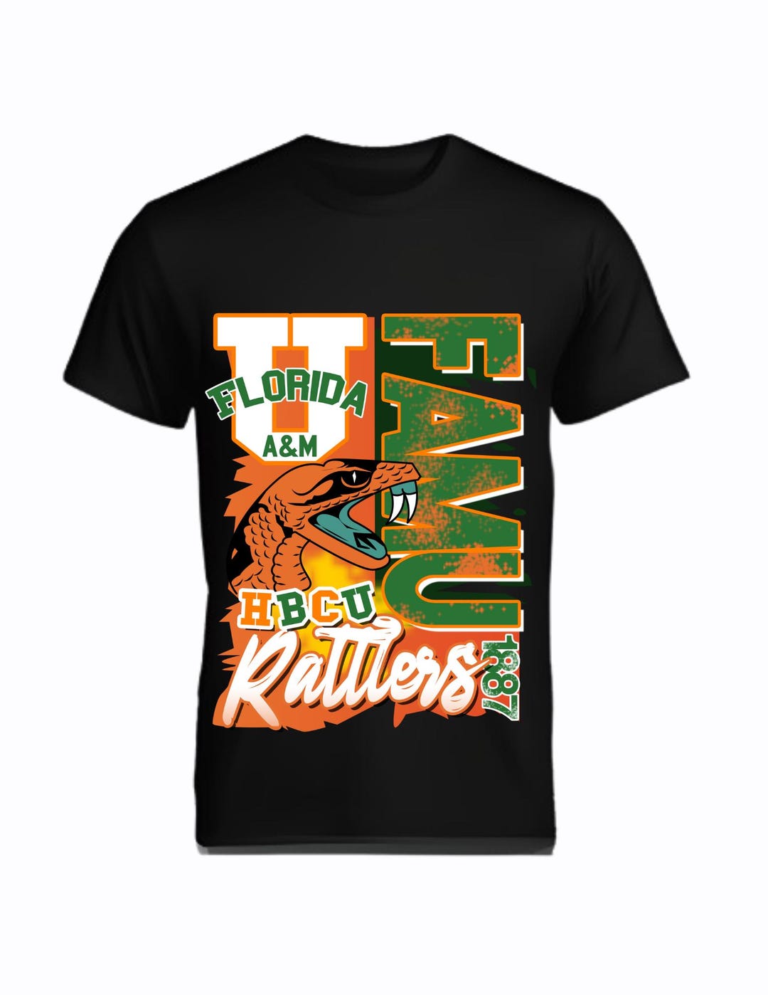 Famu Rattler HBCU T-shirt - Etsy