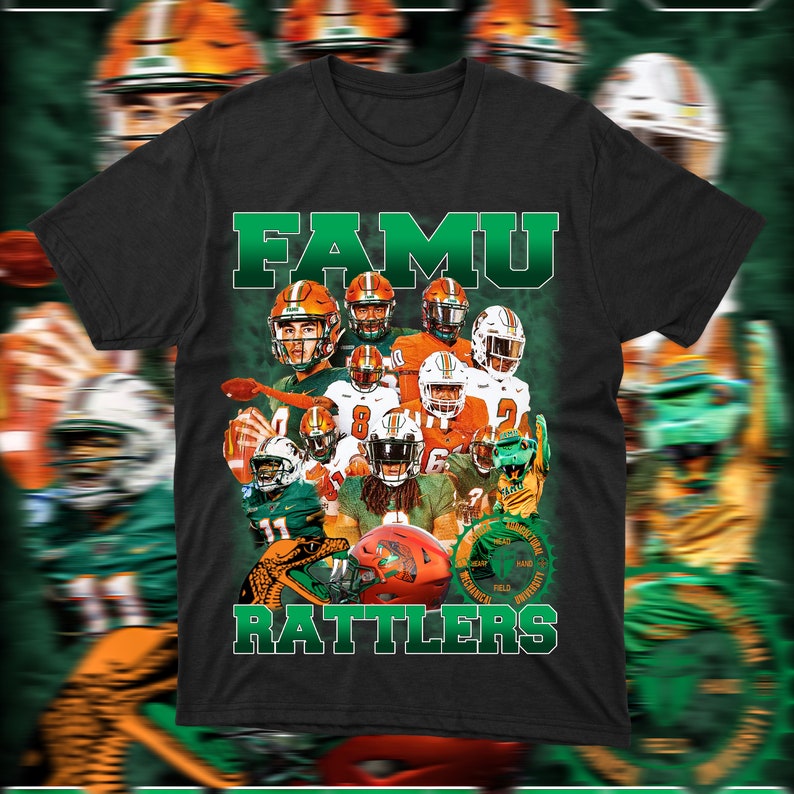 FAMU Rattlers Bootleg Design T-shirt - Etsy