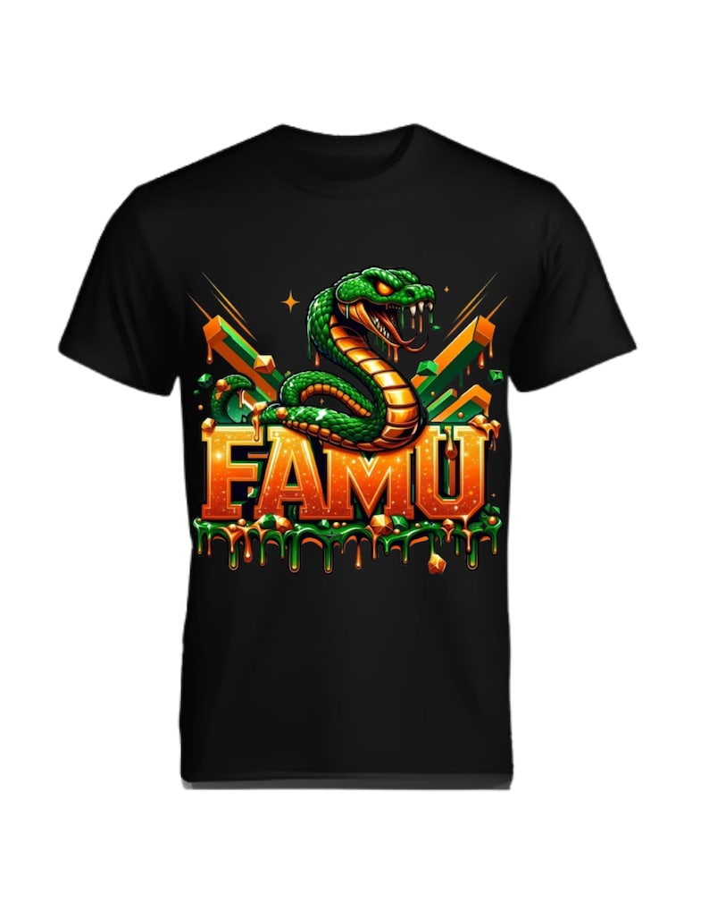 Famu Snake Drip T-shirt - Etsy