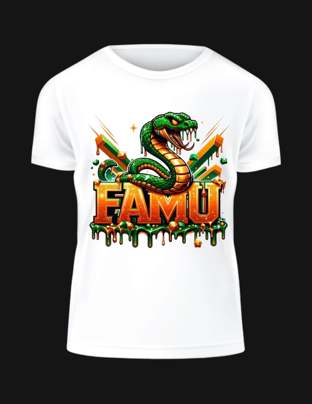 Famu Snake Drip T-shirt - Etsy
