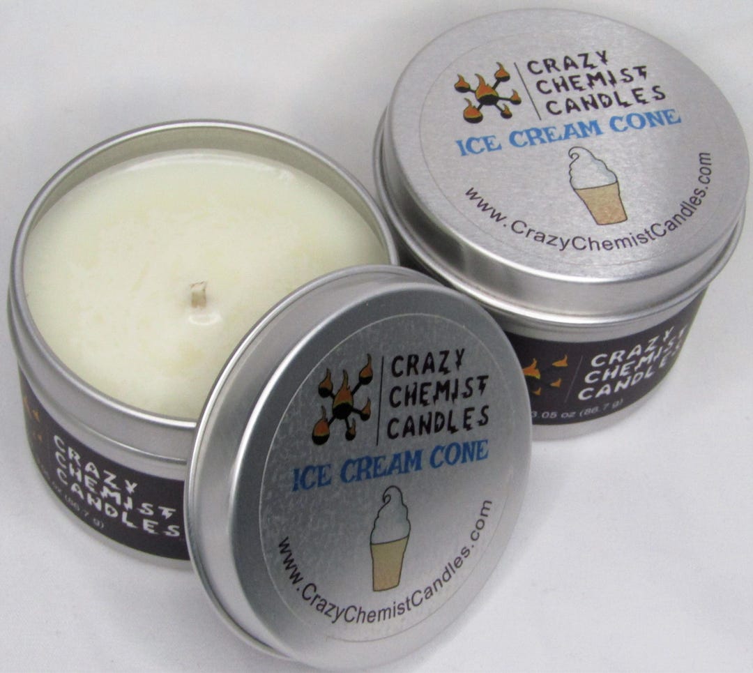 Ice Cream Cone Fragrance - Candle Jar, Tins, Wax Melts and Beakers - Etsy