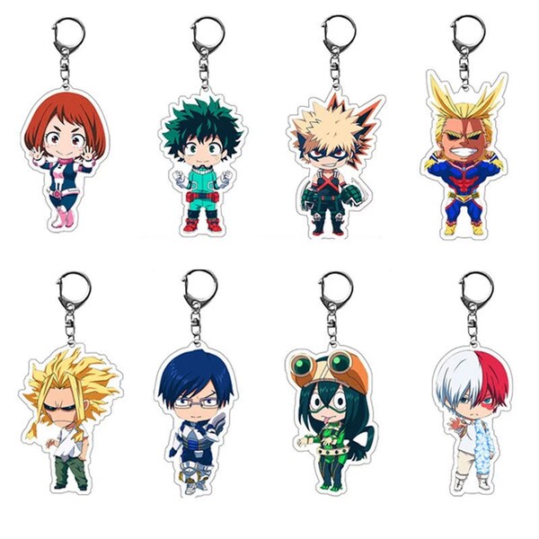 My Hero Academia Keychain - Etsy