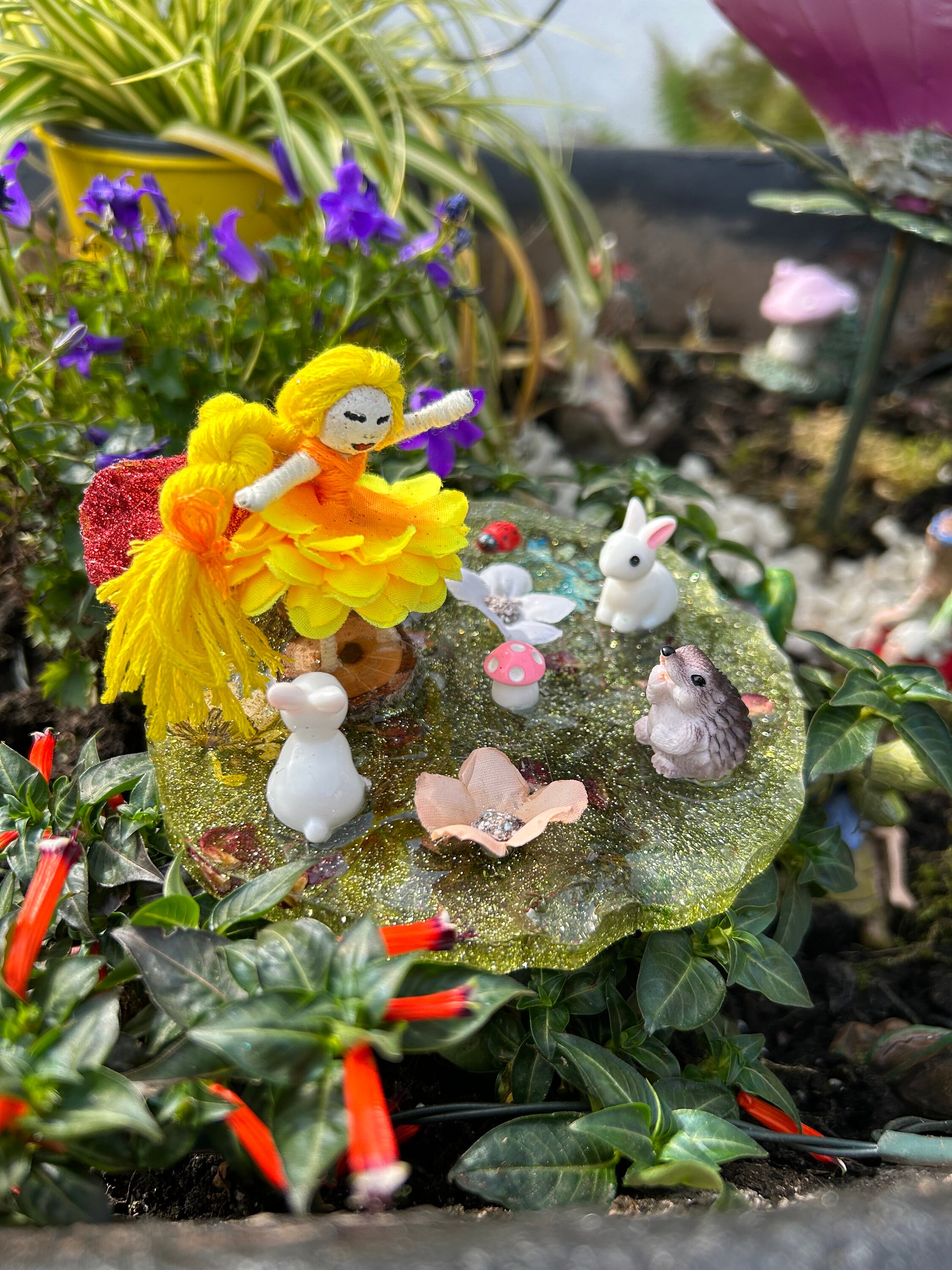 Glitter Resin Fairy Gardens - Etsy