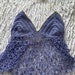 Purple Lacy Open Back Crochet Top - Etsy