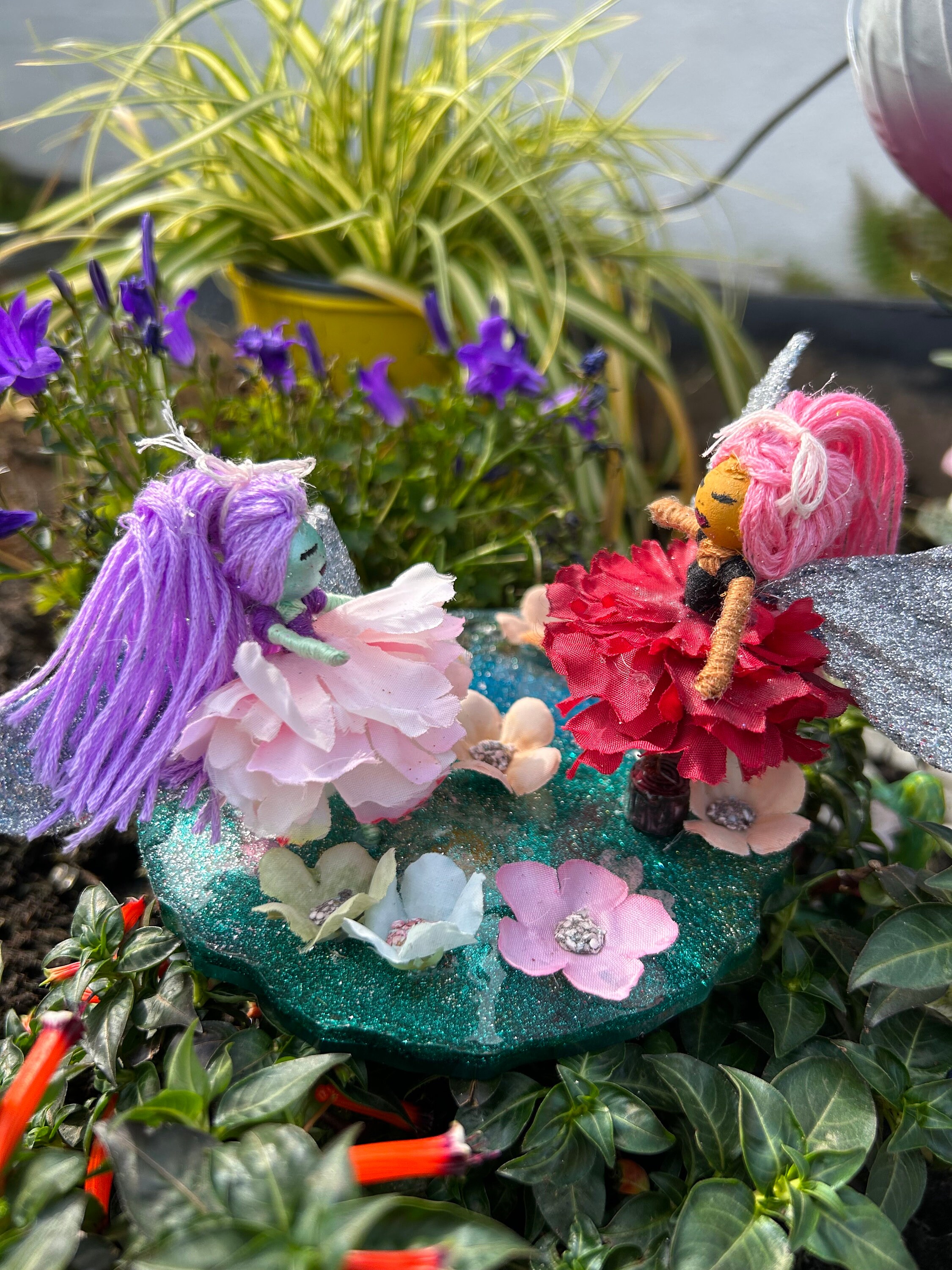Glitter Resin Fairy Gardens - Etsy