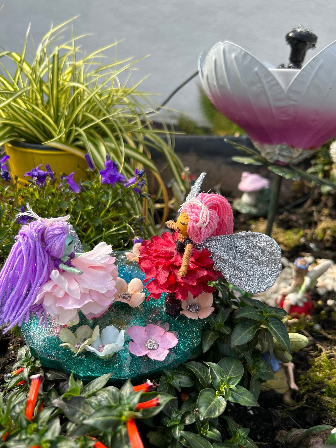 Glitter Resin Fairy Gardens - Etsy