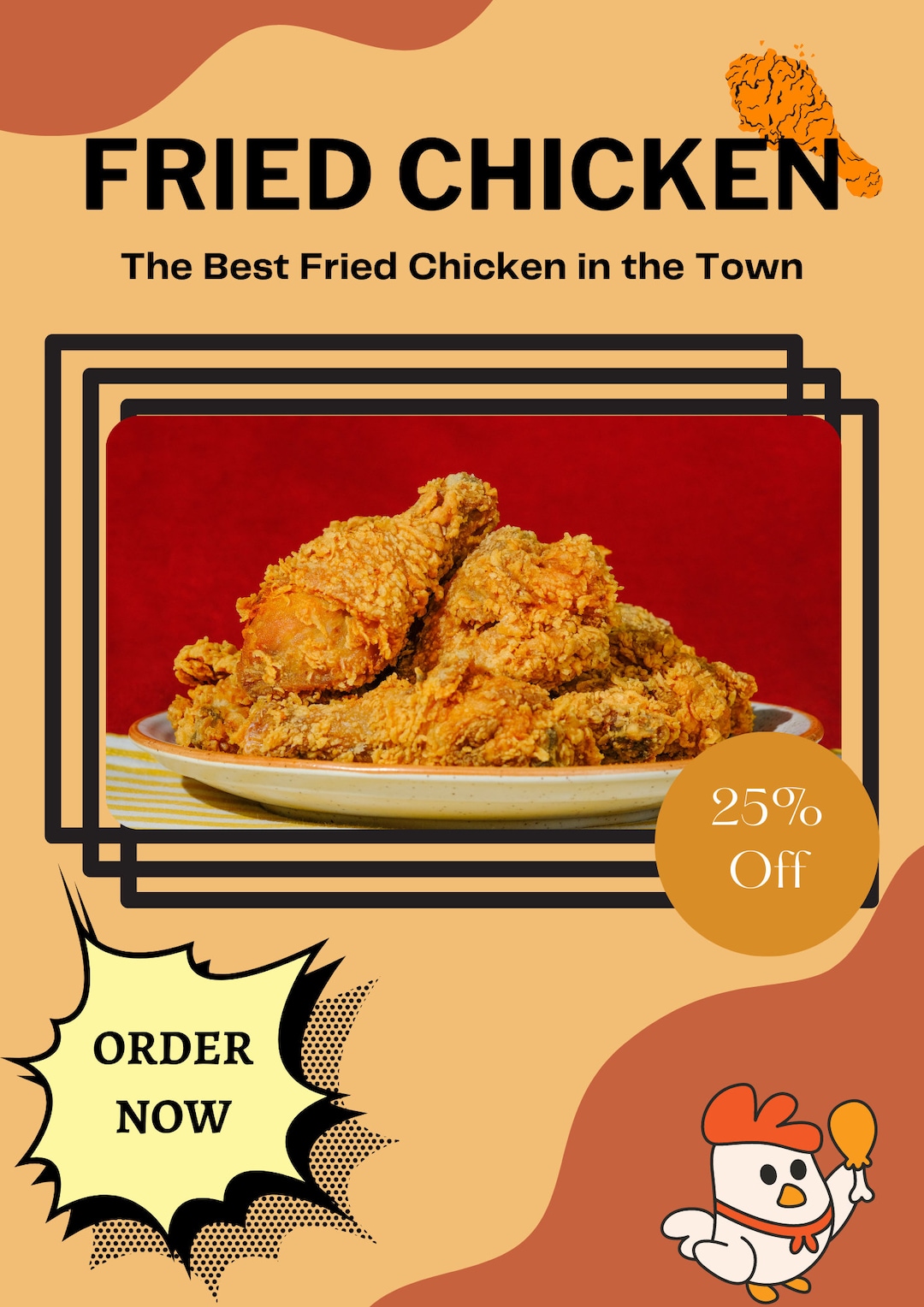 Fried Chicken Flyer - Etsy