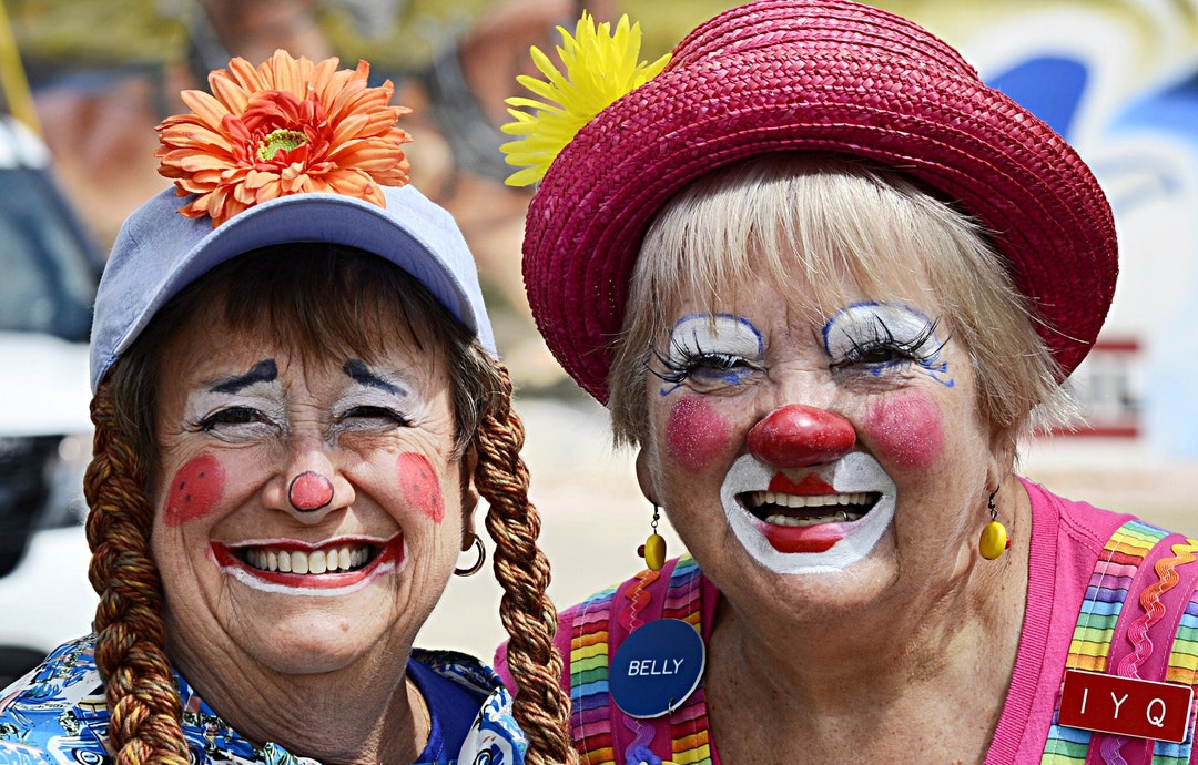 Clowns, Lake Placid Florida, Mixtiles, Toby Clown School, - Etsy