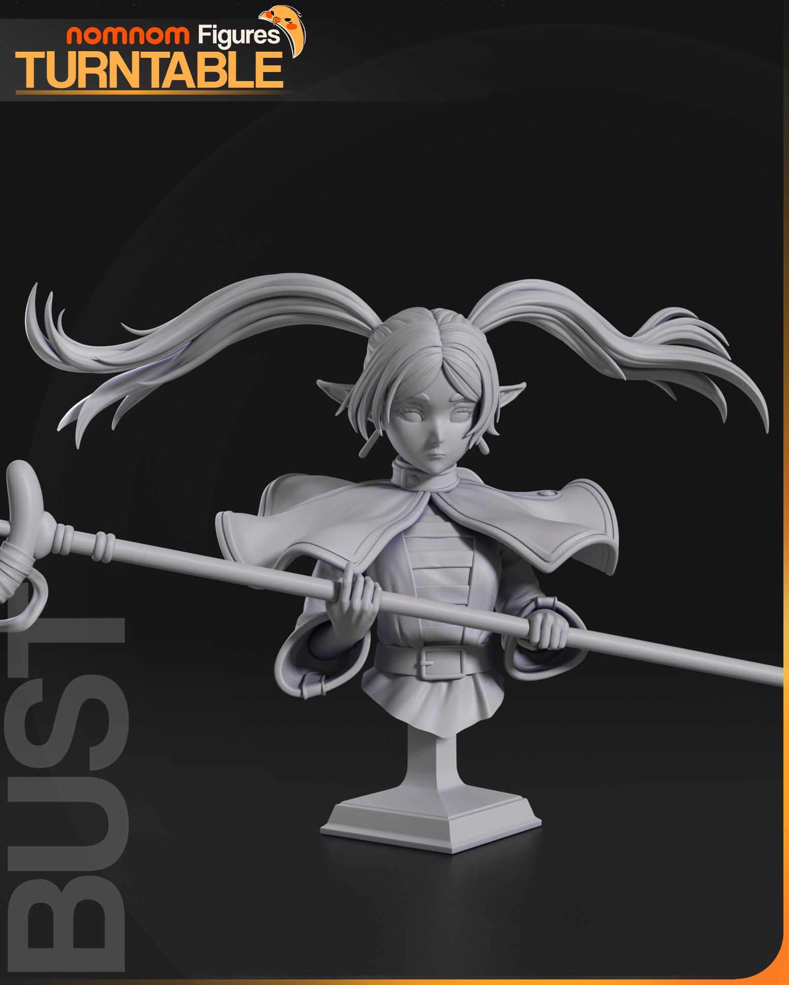 Frieren Miniature Bust Frieren: Beyond Journey's End 8K Resin 3D ...
