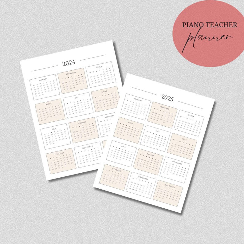 Piano Teacher Planner | Piano Teaching Tools | Piano Pedagogy | Studio ...