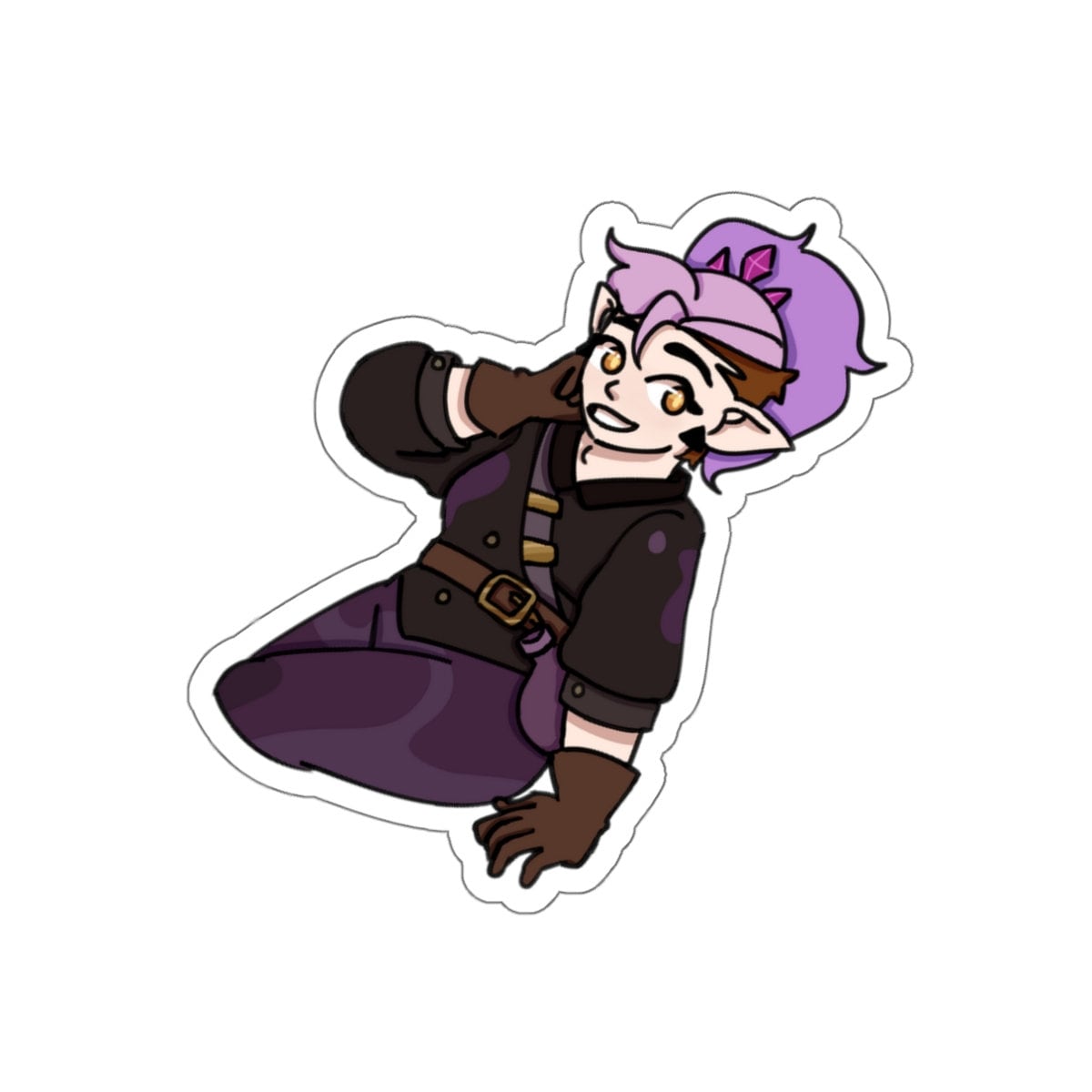 Time Skip Amity Blight the Owl House Die-cut Sticker - Etsy