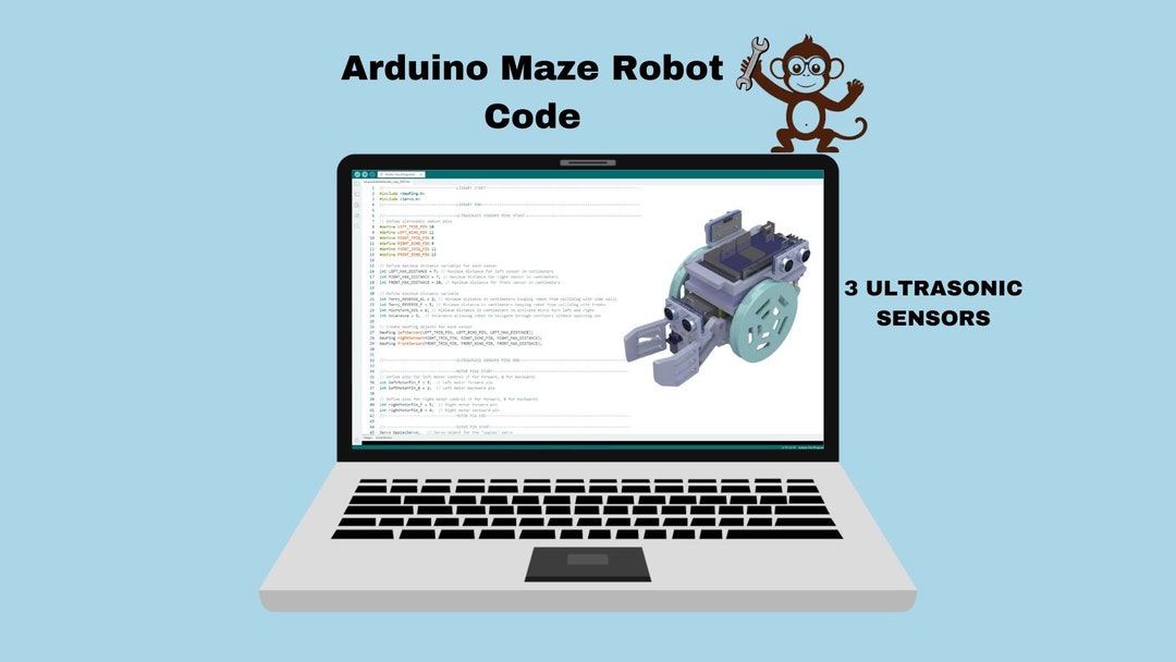 Arduino Maze Robot Code - Etsy