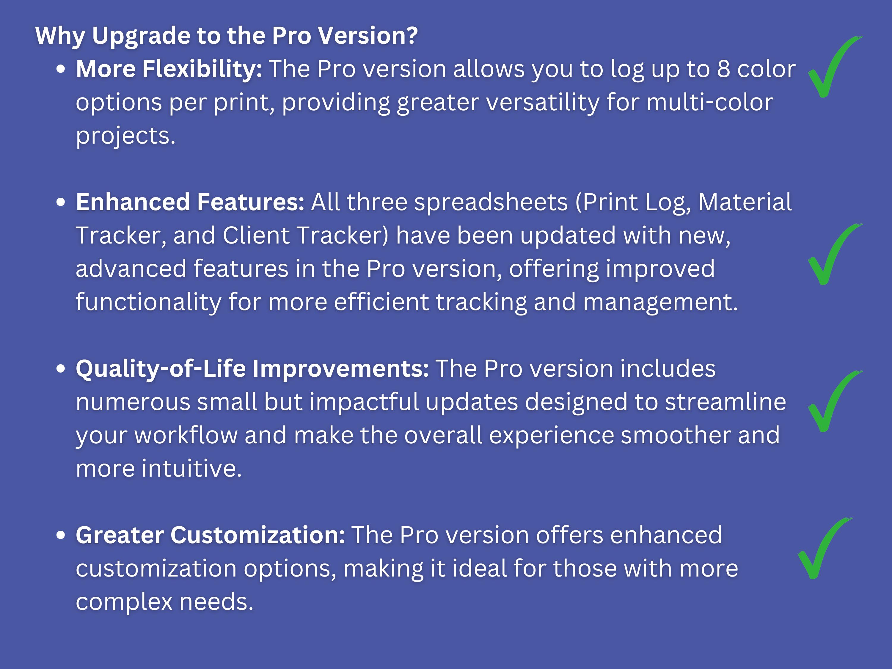 Basic Version: 3D Printing Business Spreadsheet (3-in-1 Bundle) (print ...