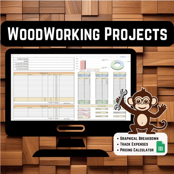 Woodworking Project Tracker - Etsy